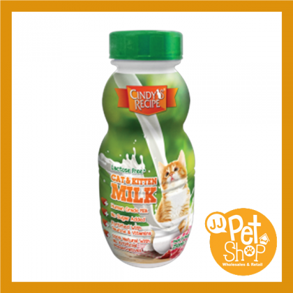 Cindy’s Recipe Lactose-Free Cat & Kitten Pet Milk 250mlx12